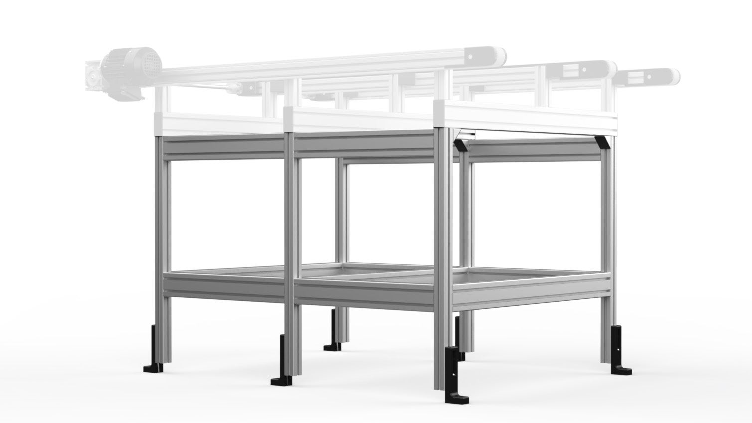 Stativ till kuggremstransportör TB40 multisystem | Rollco