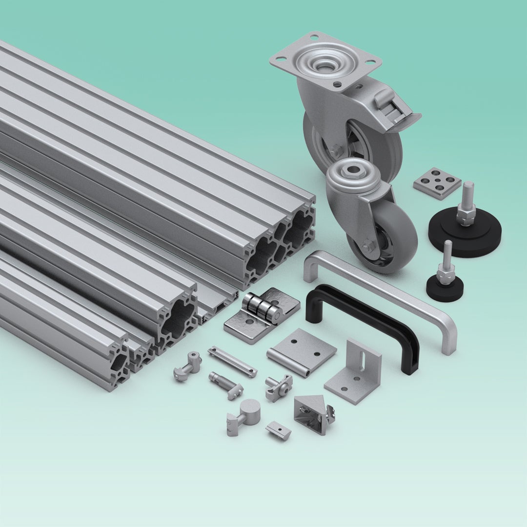 Aluminiumprofilsystem 30 - t-spår 6 | Rollco