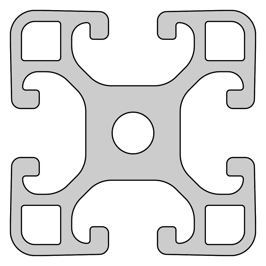 Aluminiumprofil 8 40x40 Light | Rollco